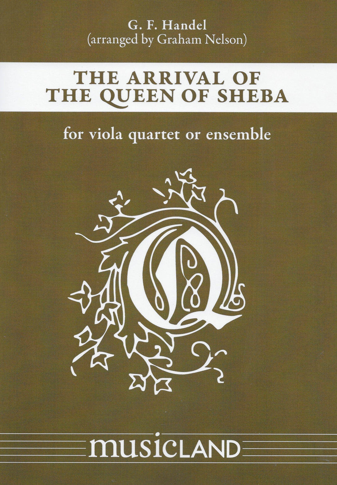 The Arrival of the Queen of Sheba for 4 Violas – MusicLand
